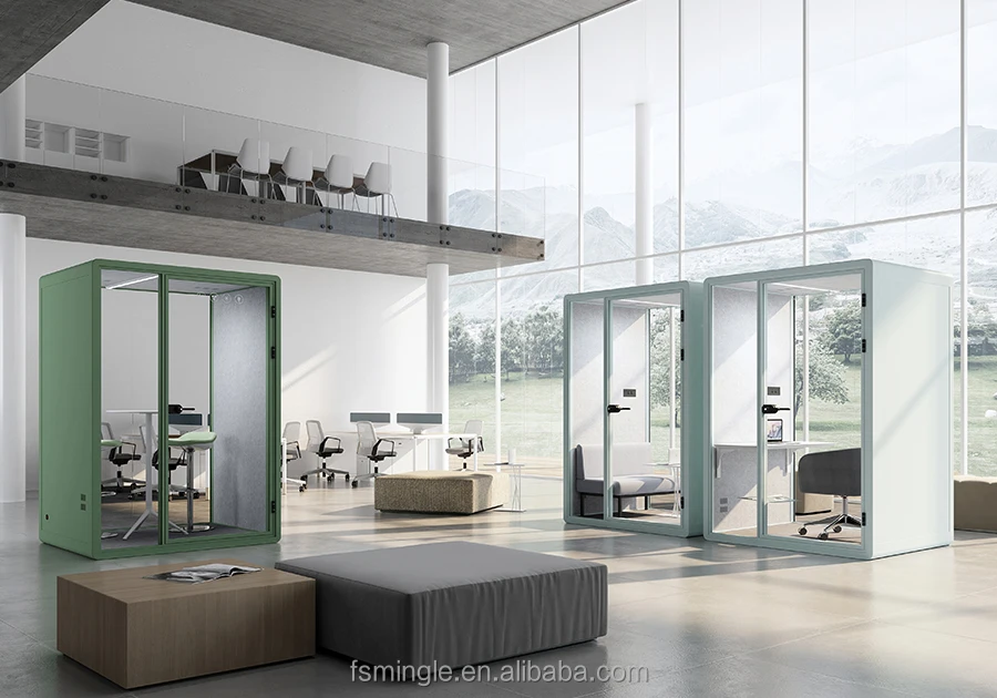 Single Seater Office Meeting Pod - Soundproof & Portable