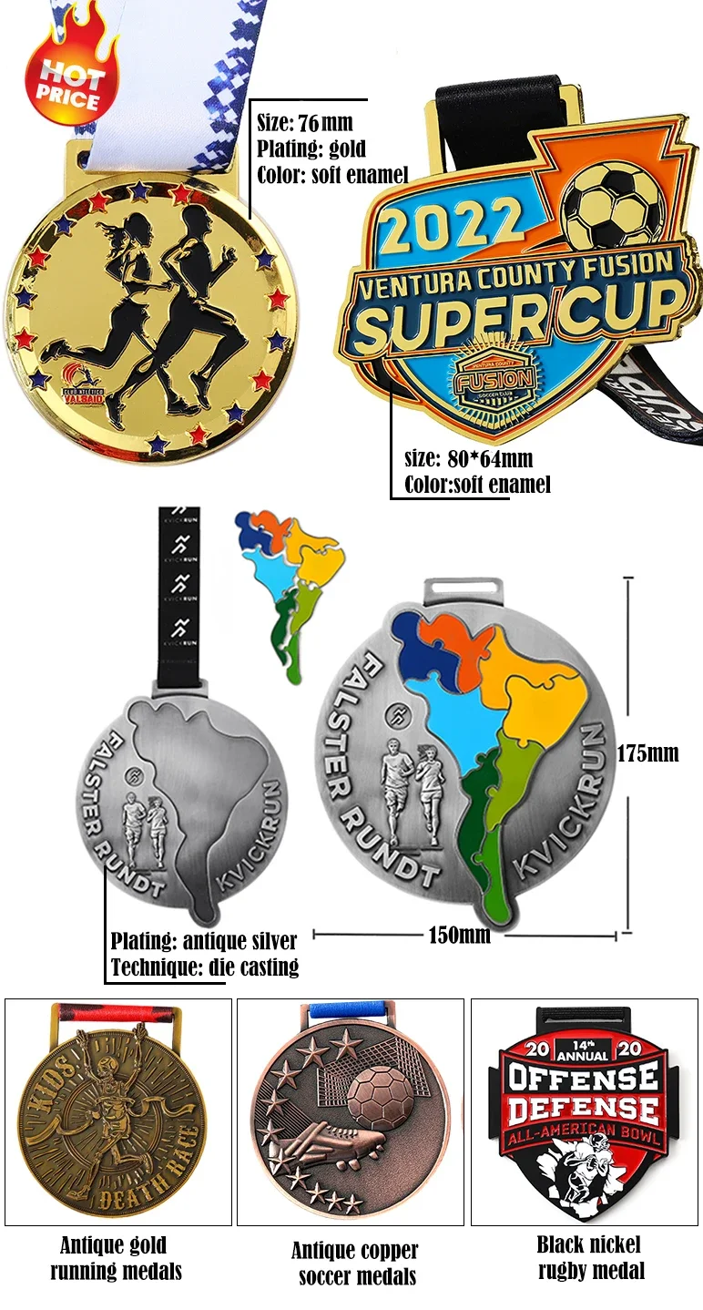 New Arrival Custom Metal Logo Sports Running Marathon Medal| Alibaba.com