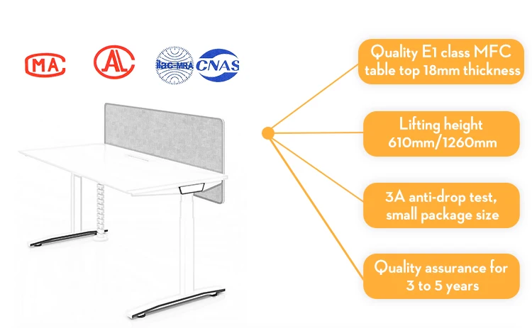 Smart Height Adjustable Lifting Table - 2 3 Stage Standing Desk