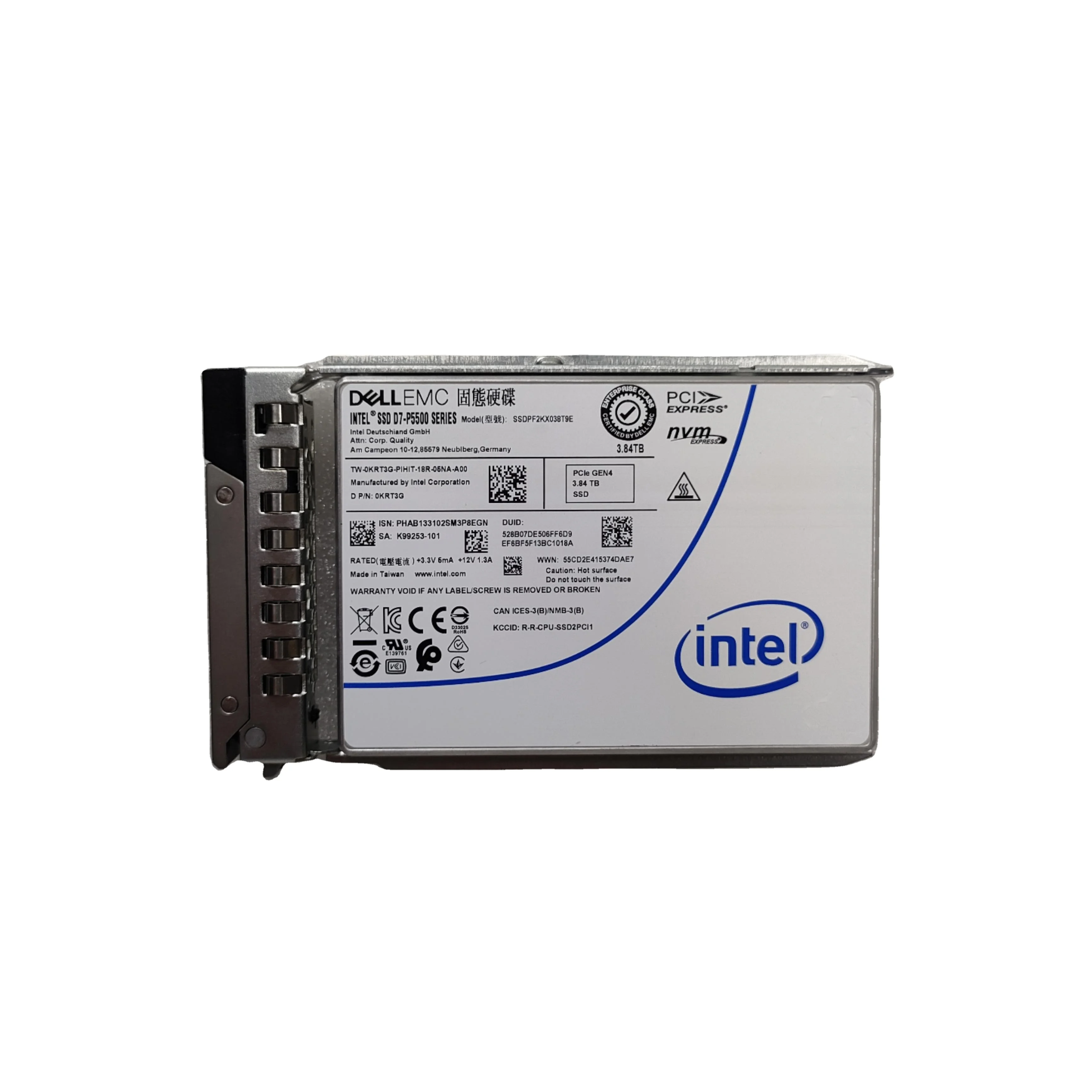 Server External Hard Drive 4tb For P18428-b21 P18485-001 3.84tb Sata 6g ...