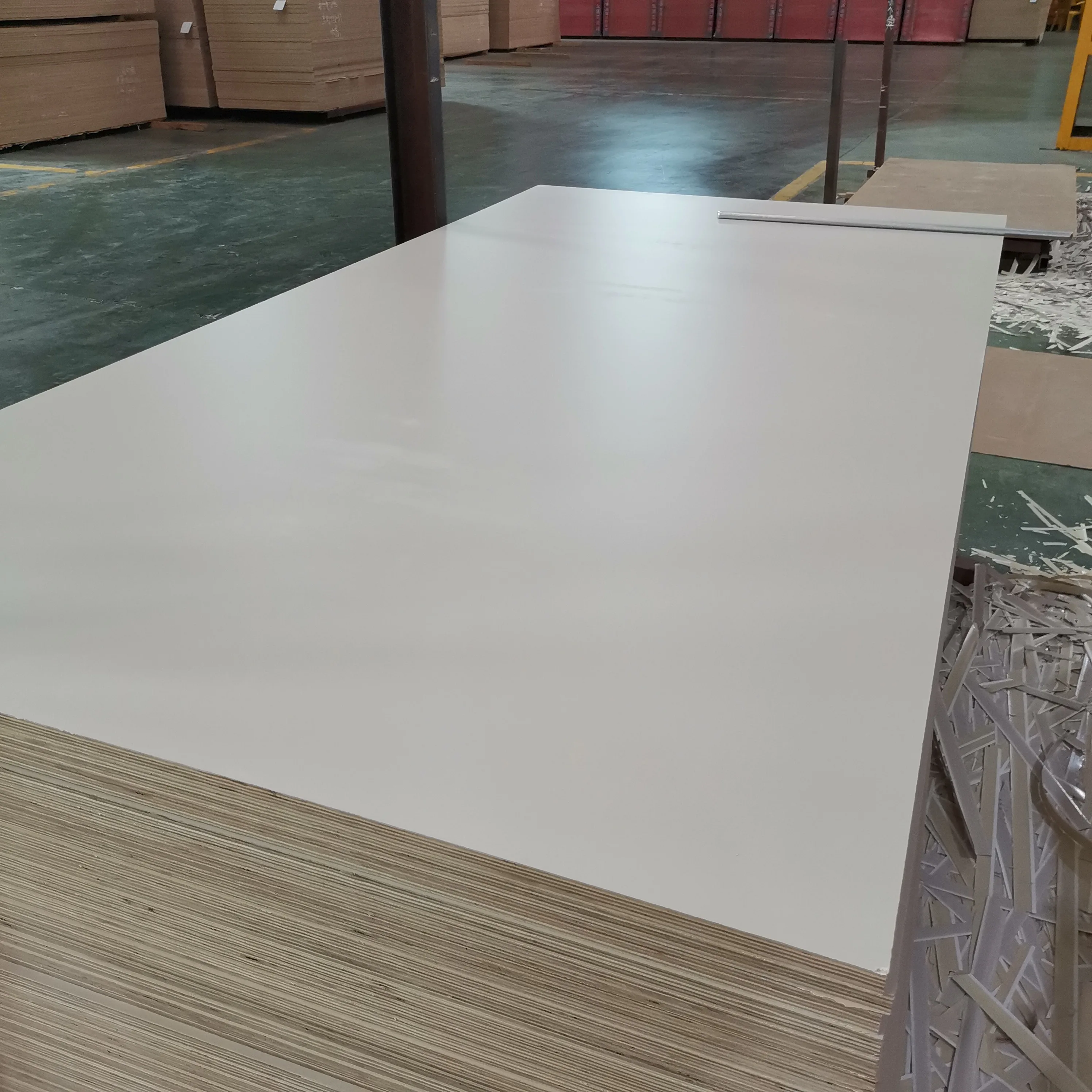 Melamine Boards Laminated Plywood Cabinet Plywood Melamine Doors E0 E1 ...