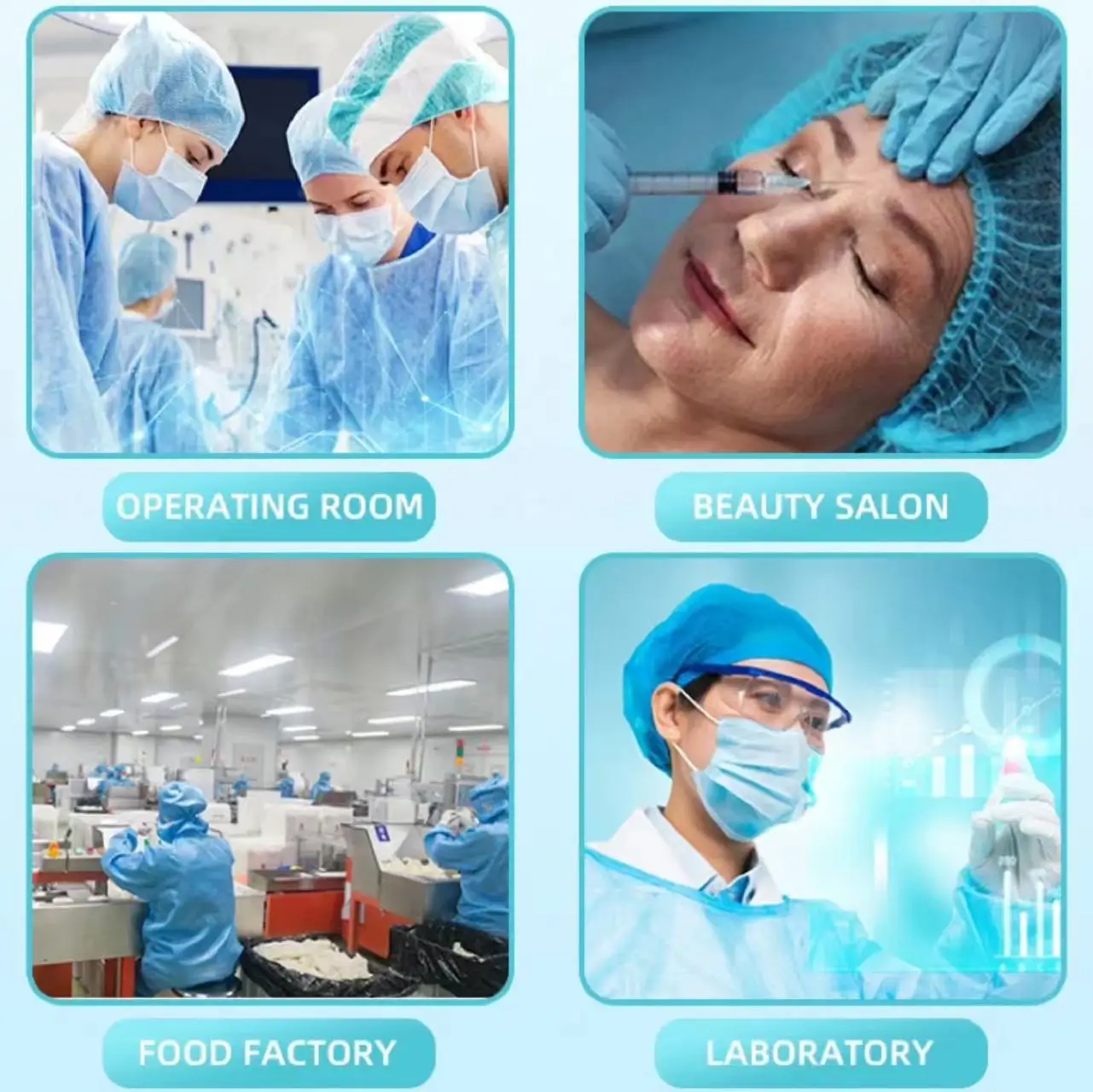 Disposable Hospital Patient Medical Disposal Sms Uniforms Gown Nonwoven ...