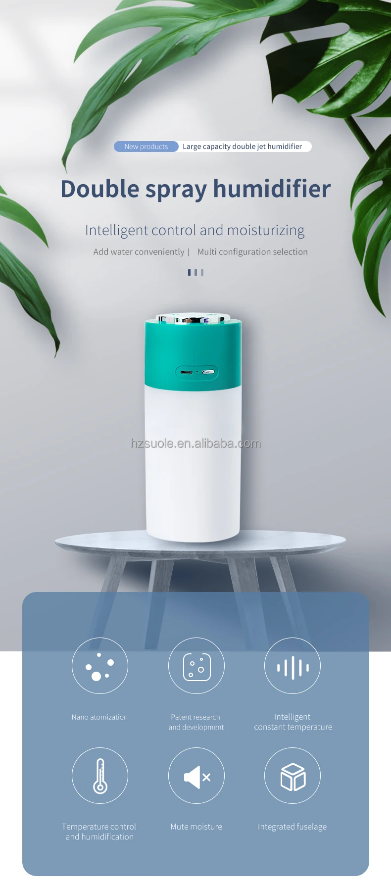 Soler X16 Usb Plug-in Portable Cool Steam Humidifiers Mini ...
