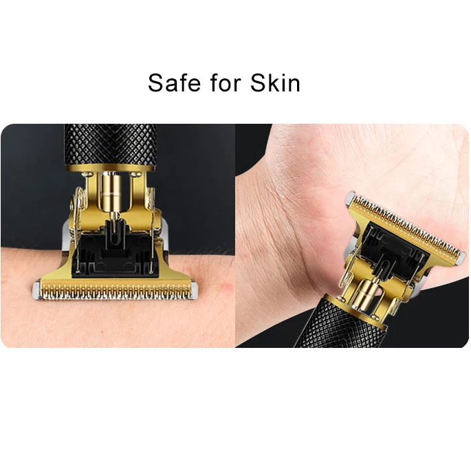 Lightweight Metal USB Electric Hair Clipper for Men