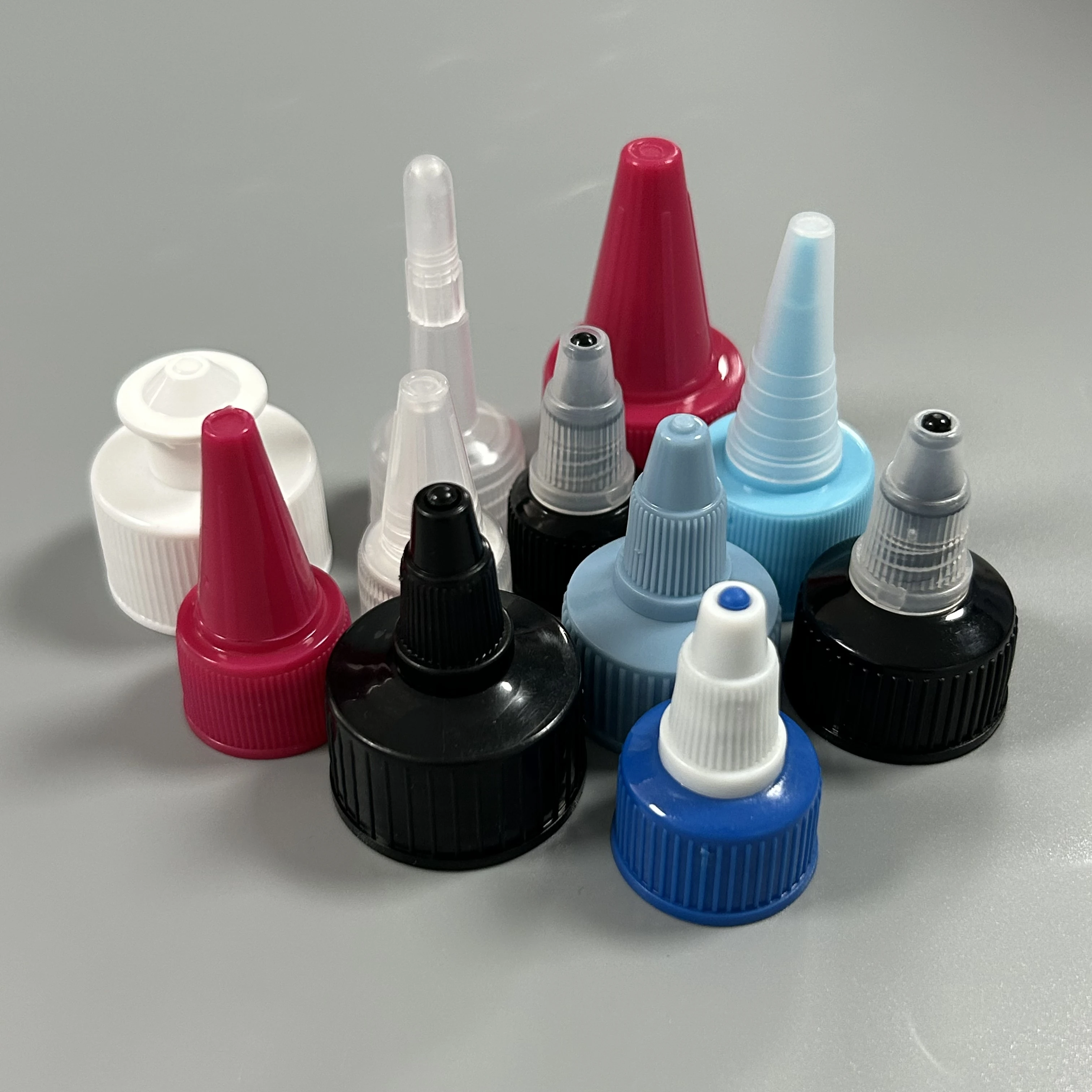 Custim Color 24mm Flip Top Cap PP Plastic Bottle Cap for Skin Care ...