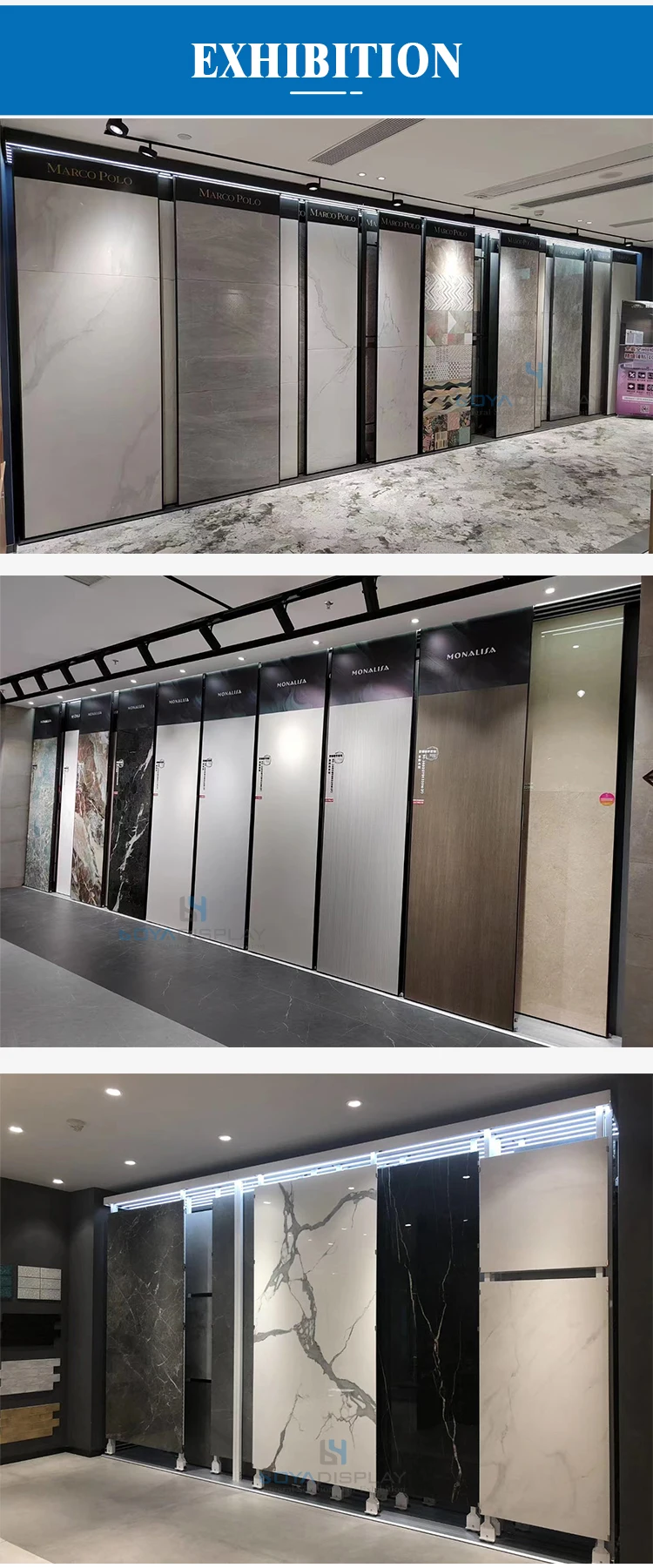 Customized Tile Display Racks - Durable & Stylish Solutions