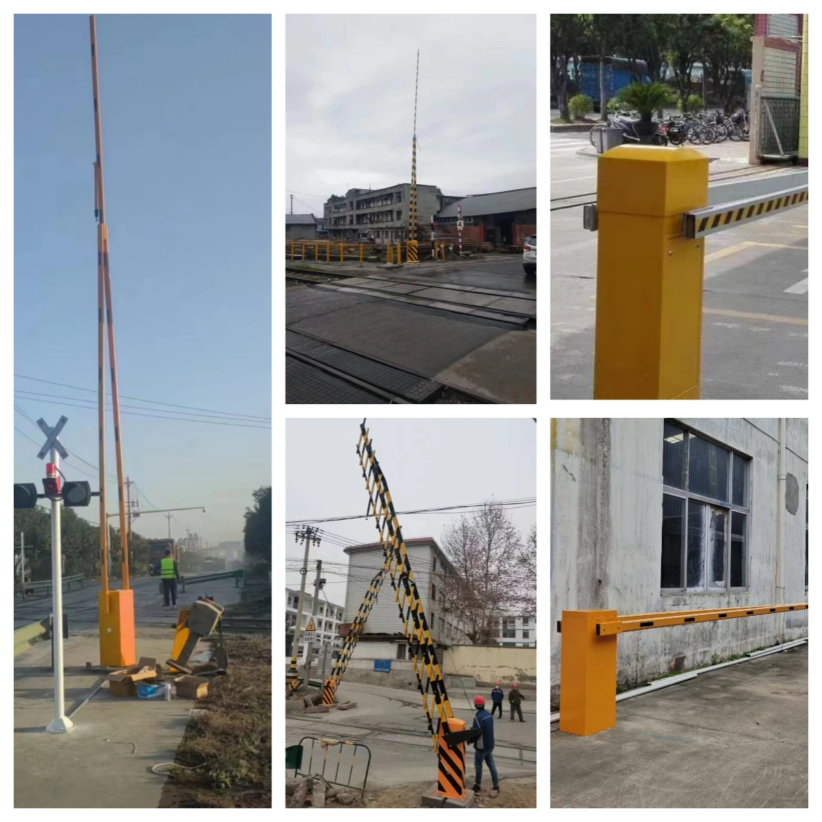 ANT Heavy Duty Double Arms Boom Barrier Gate for Railroads