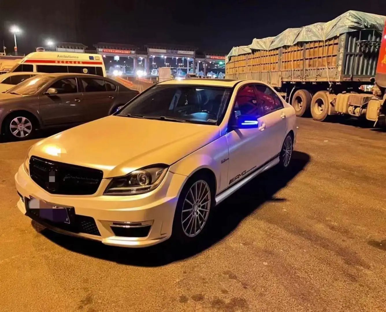 Full Car Body Kit For Mercedes Benz C Class W204 C200 C260 C300 2008 ...