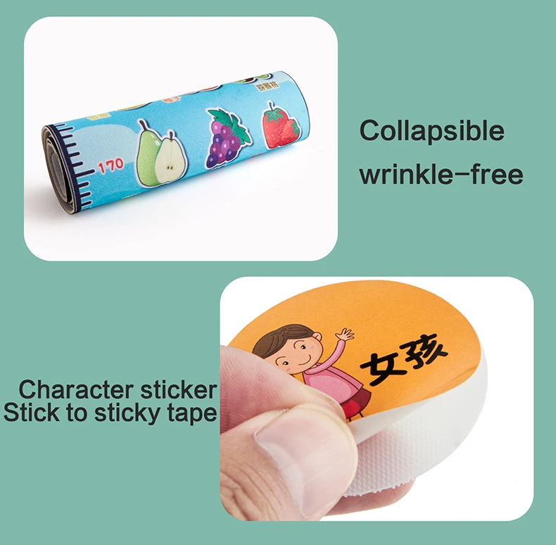 Height Wall Chart Ruler Cartoon Child Growth Chart Measurement Early ...