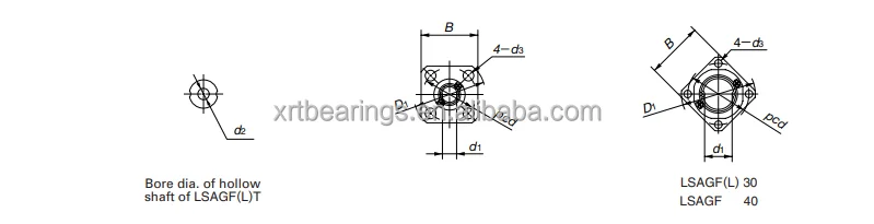 IKO Linear Ball Spline Nut LSAG25 - Precision and Durability