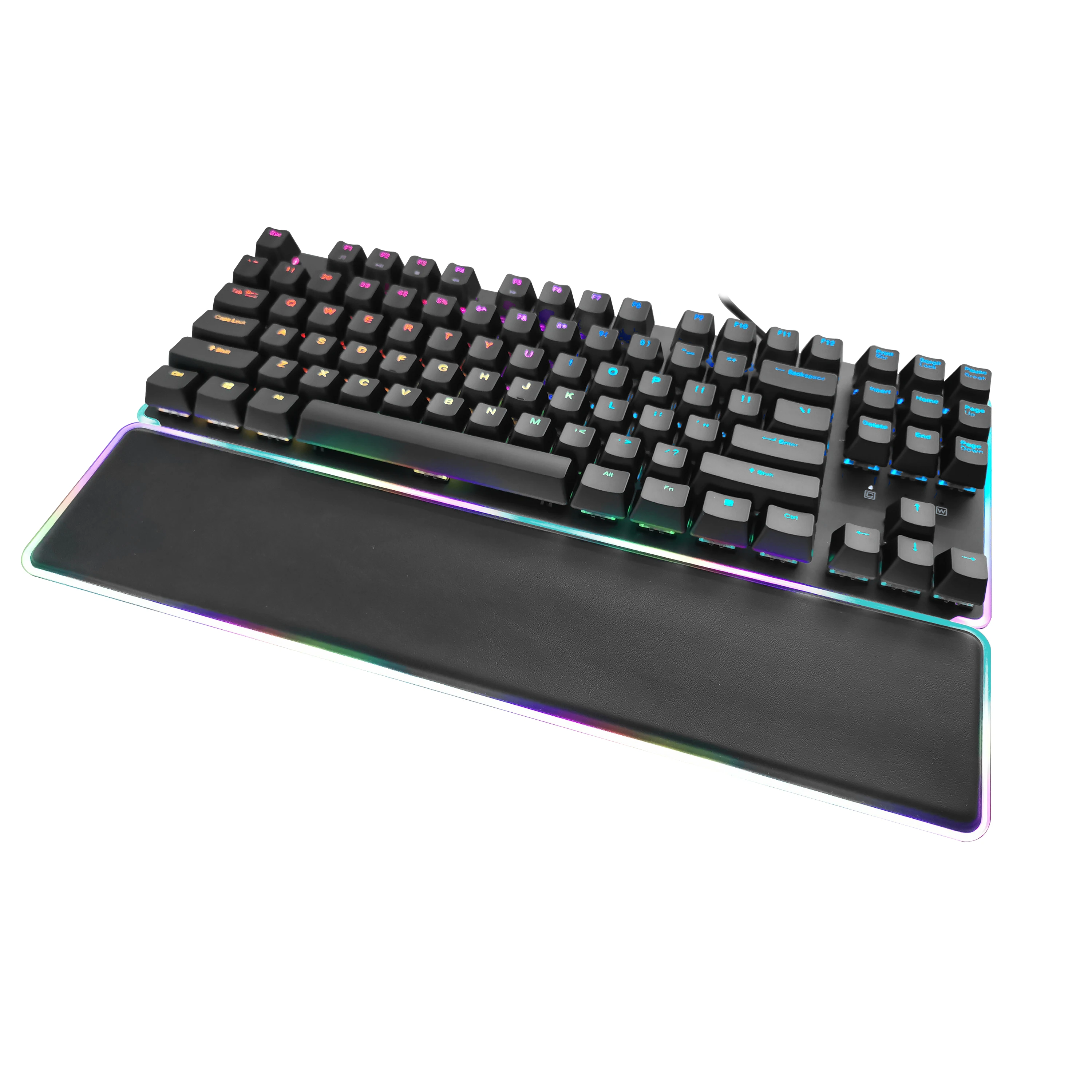 104 Keys Arabic Ergonomic Multimedia Mechanical Gaming Keyboard Wired ...