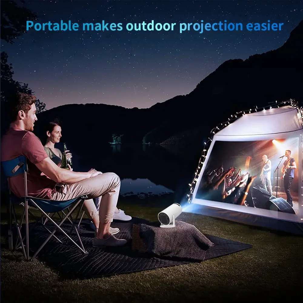 Buyzco Hy300 4K Android 11 Mini Projector - Portable & Bright