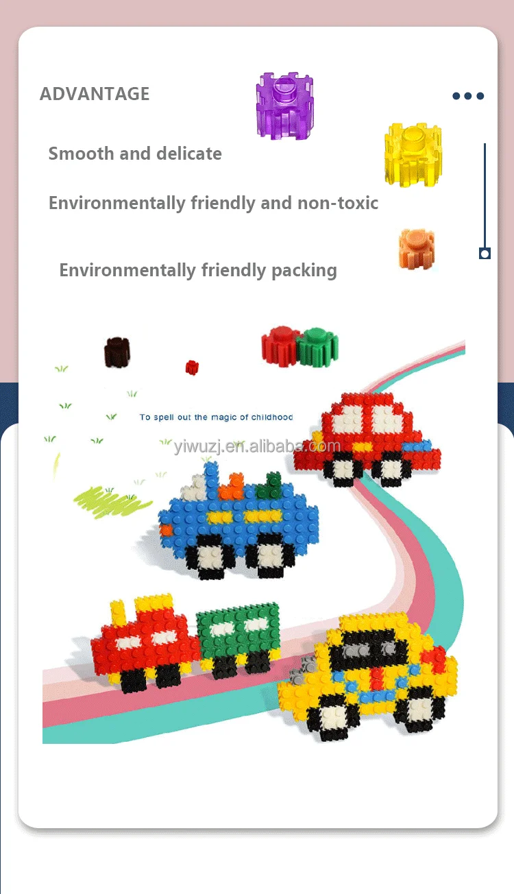 6mm Deformed Block Educational New Novelty Toy for Kids Diy Colorful ...