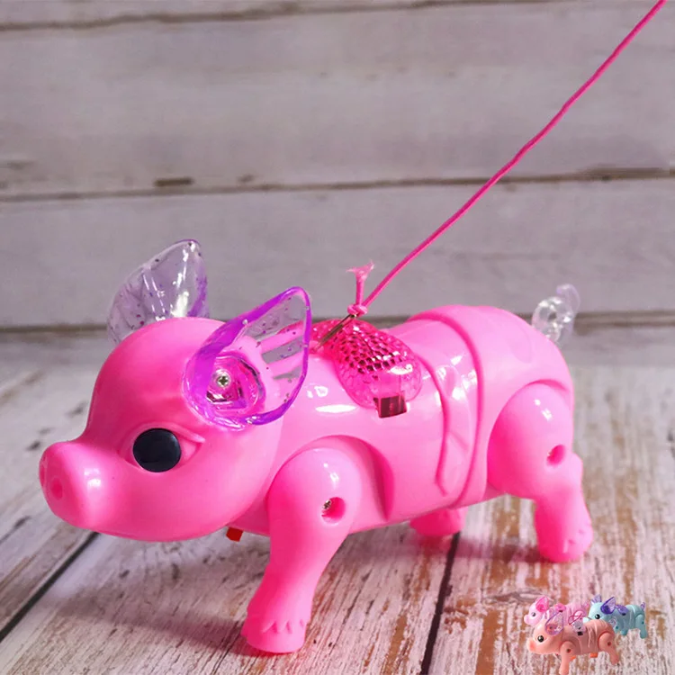Funny Kids’ Birthday Gift - Pink Electric Walking Pig