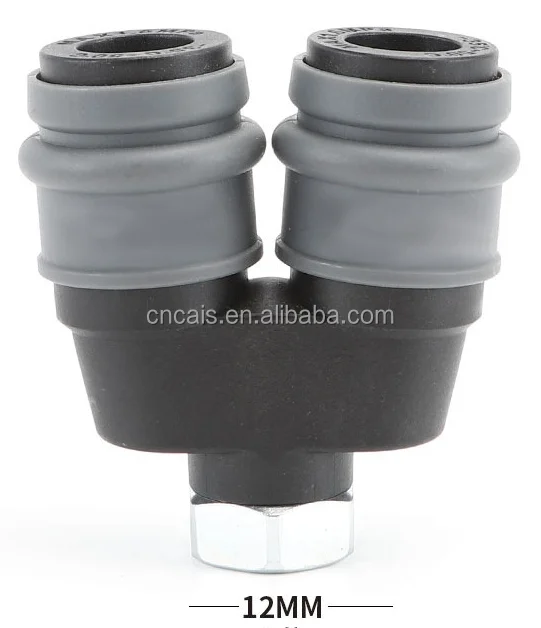 2WAYS plastic JAPAN Type Quick Coupling Fitting Air Quick Spring ...