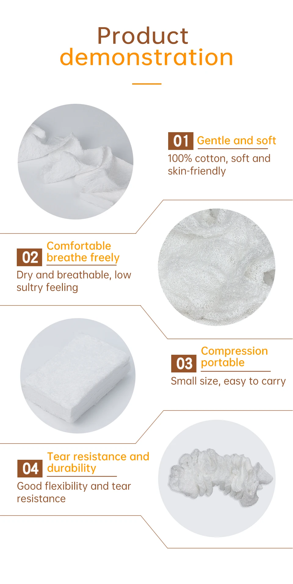 Disposable Medical Dressings Compressed Gauze Trauma Bandage Hygienic ...