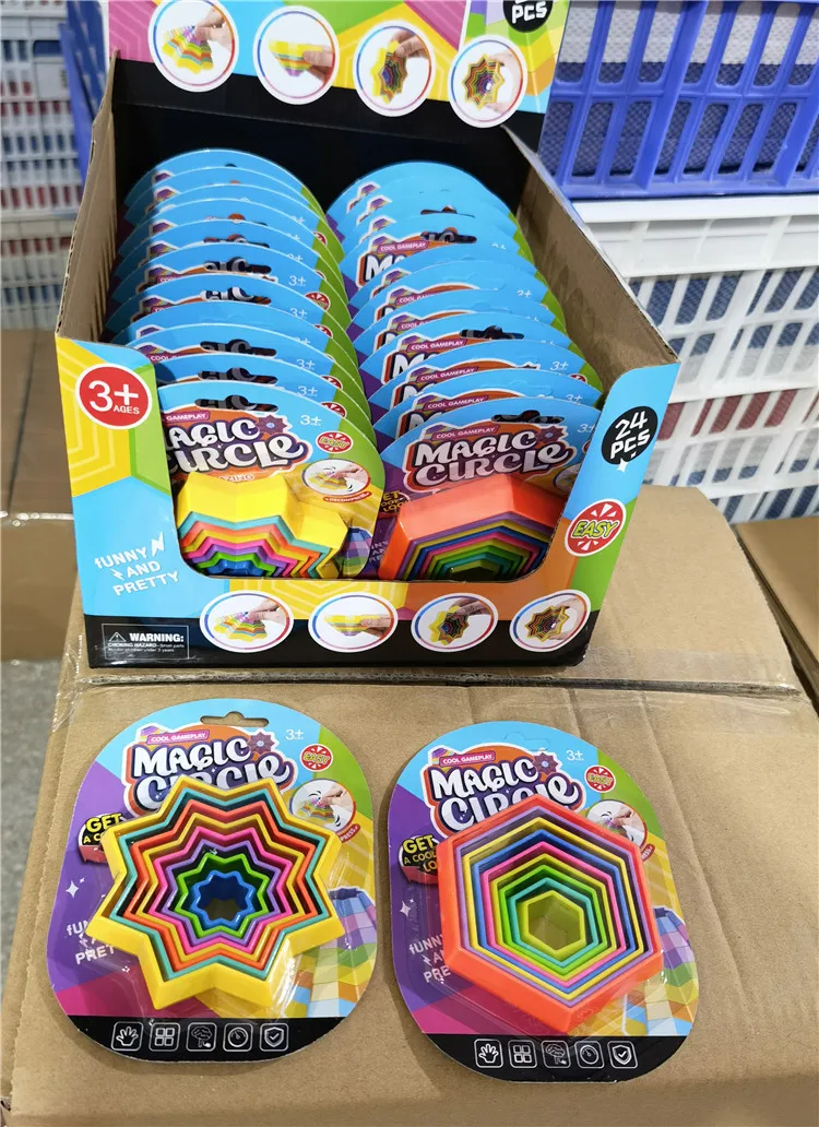 M1995 2022 Magic Circle Fidget Toy Game For Chidren's Educational ...