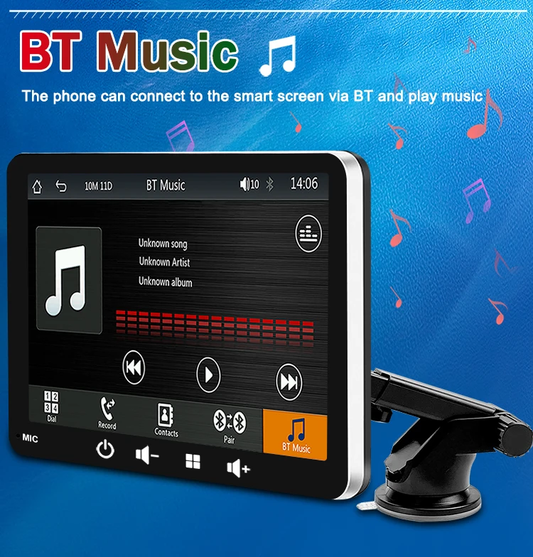 Universal 7inch PND Car Carplay Display - Wireless & Portable