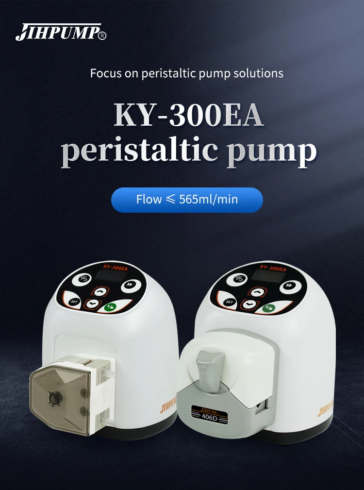 JIHPUMP Small Peristaltic Pump 110v 220v of 565ml/min for Liquid Filling and Dispensing| Alibaba.com