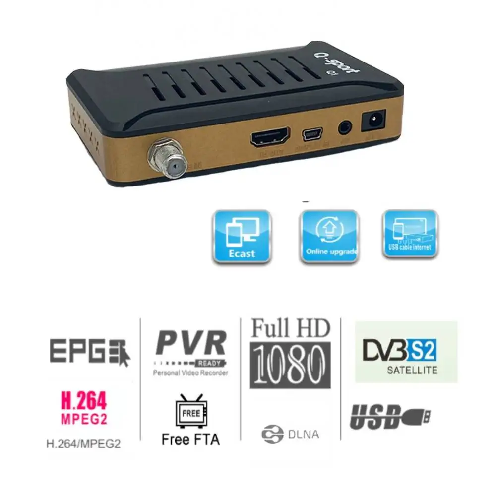 Alibaba.com: Qsport Mini HD 1080P H.264 HEVC FTA Free to Air Decoders ...