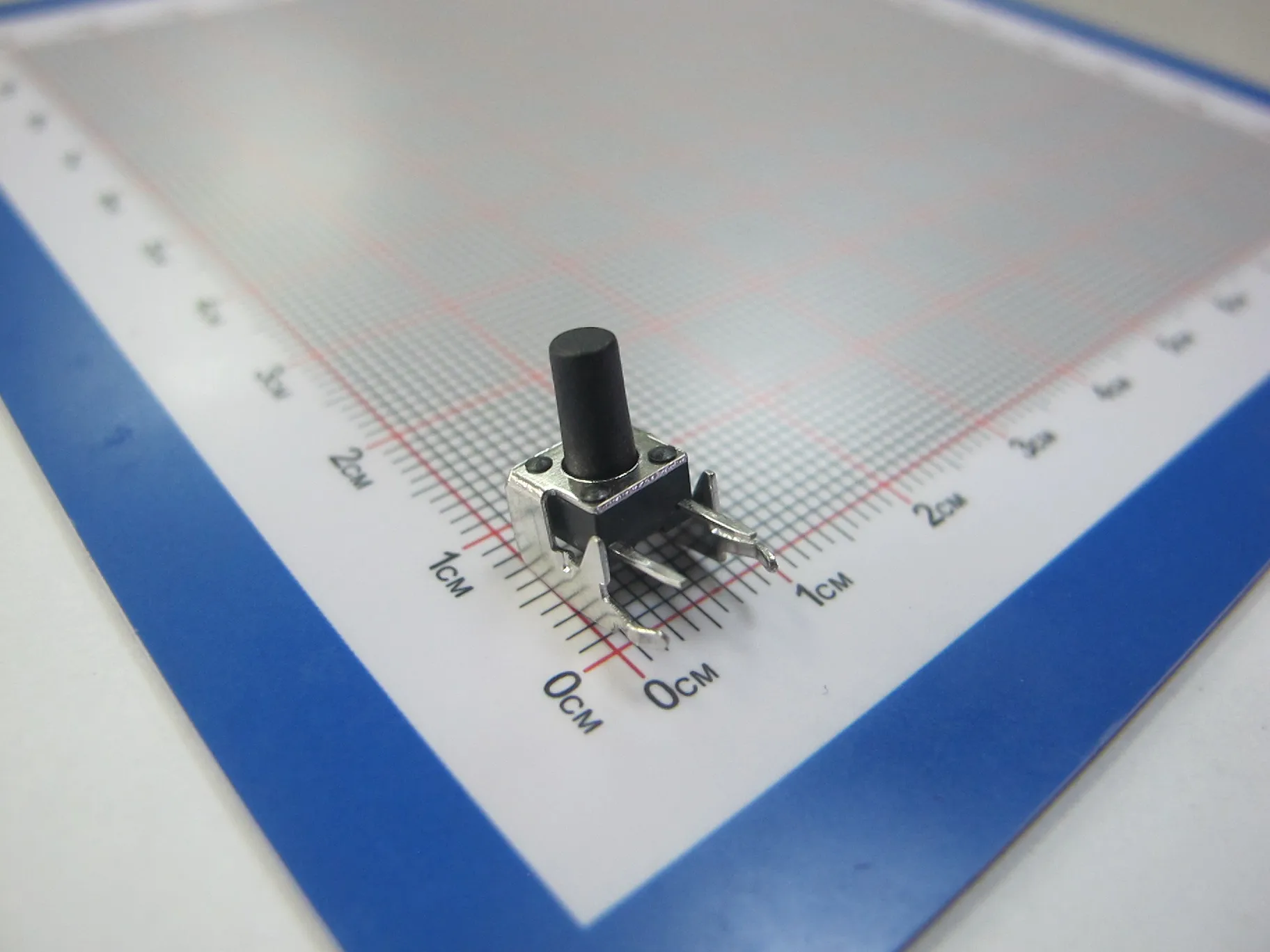 Ts2v31-100c 10mm High Side Push Tact Switech 4mm Axis Distance From Pcb ...