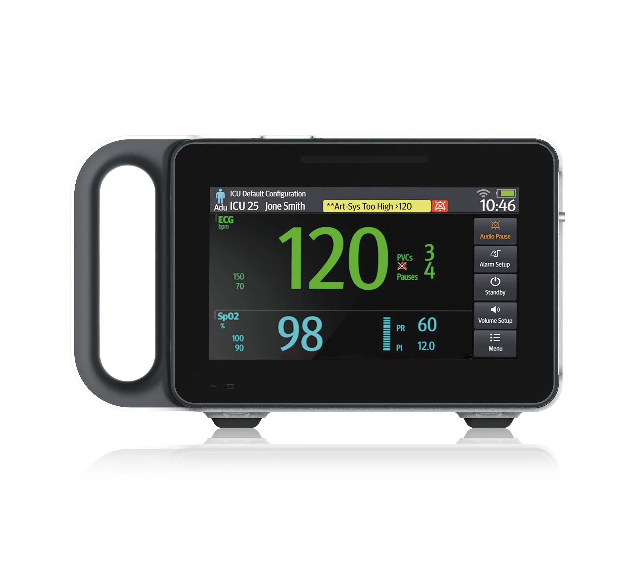 Portable Veterinary Monitor Handheld Vital Signs for Cats Dogs Horses ...