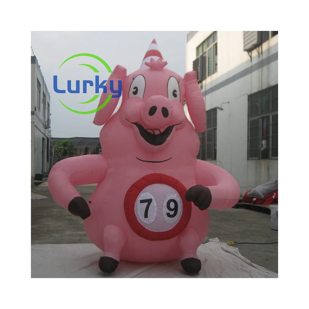 Custom Funny Large Inflatable Pig Inflatable Pig Cartoon Model ...