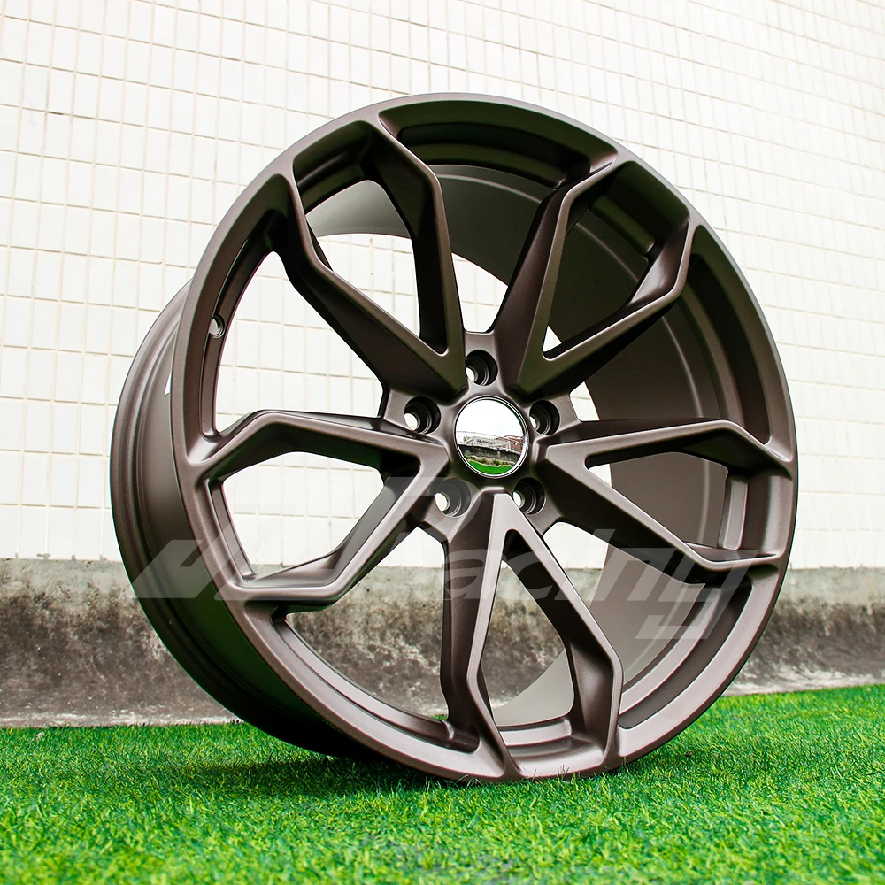 Jiangzao Customize Rts Matte Bronze 5 Hole 19 Inch 5*114.3 5*112 Forged ...