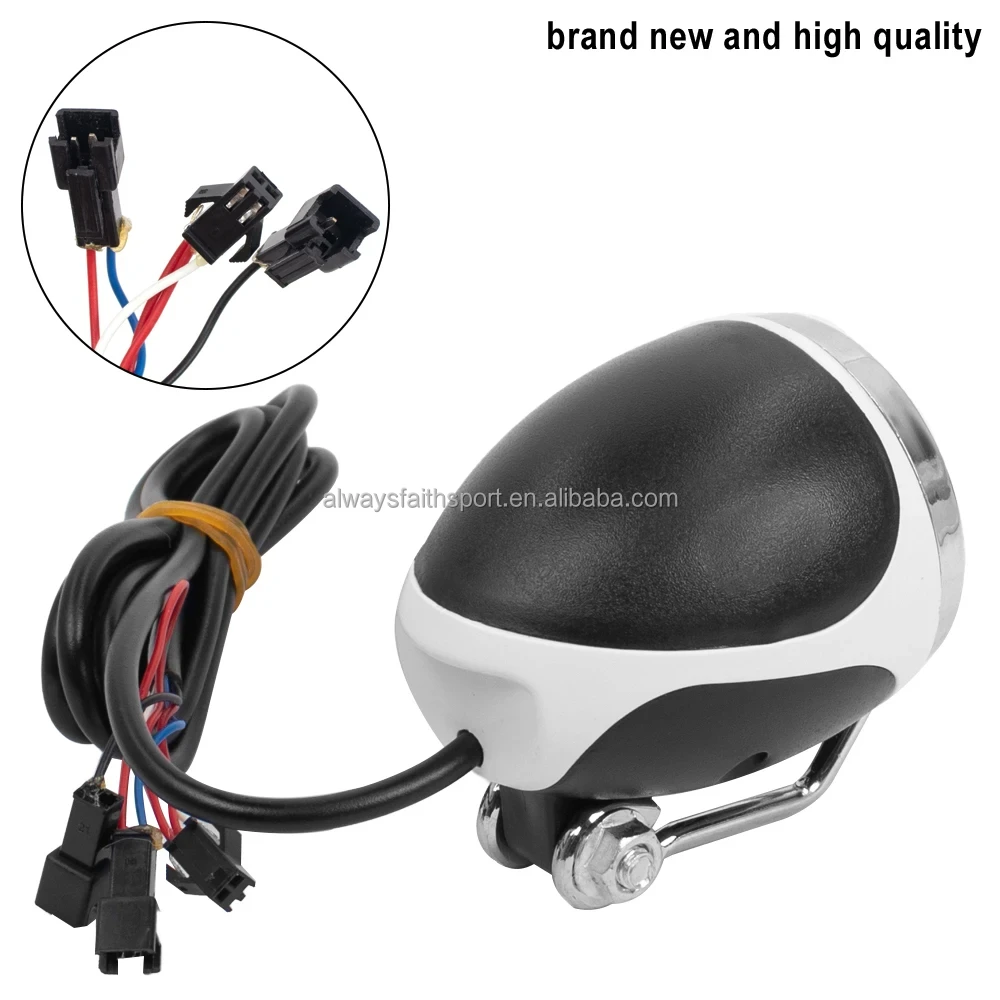 Universal Electric Scooter Headlight Lamp E-scooter Front Light Lamp ...