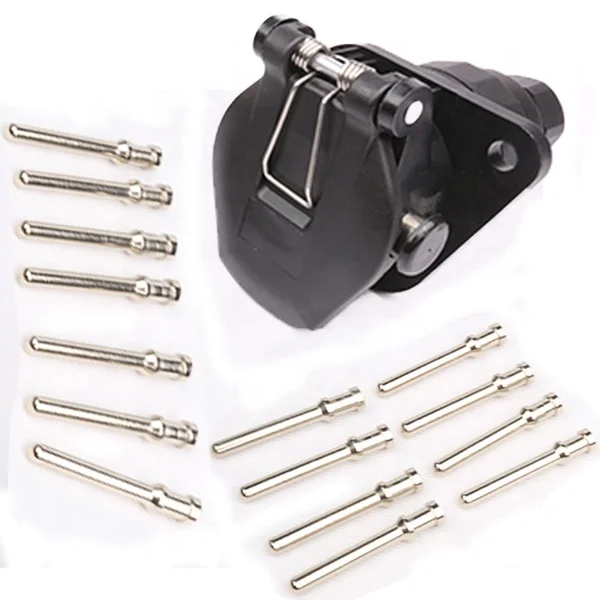 Eco-Friendly 24v ADR Towing Female ABS EBS European Trailer Connector ...
