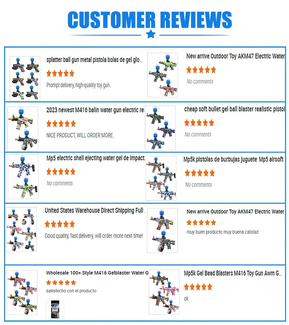 2023 Toy Airsoft Splat Gel Ball Gun Blaster Pistol Electric Rifle ...