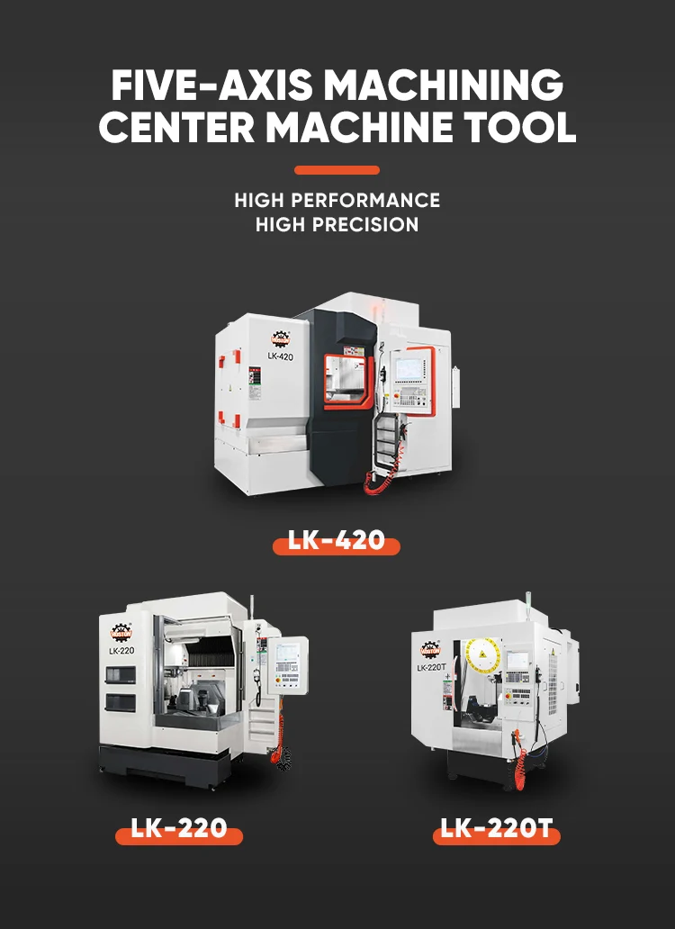 Lk420 Vertical Machining Center Cnc Controller 5 Axis Milling Machine ...