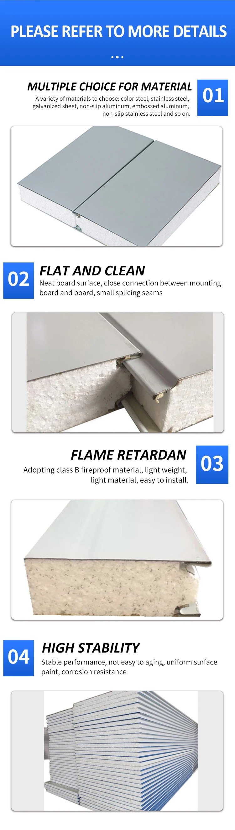 Chinese Eps Sandwich Panel And Pu Foam Sandwich Panel For Building ...