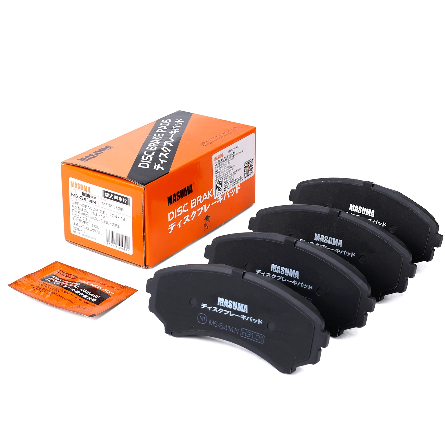 MS-3414N MASUMA Auto Front No Noise Brake Pads Set MR510539| Alibaba.com