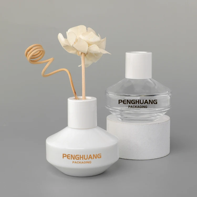 Luxury White Porcelain Perfume Bottle Customization Design