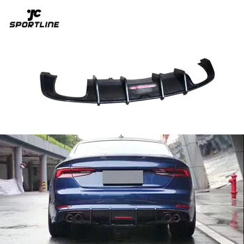 Carbon Fibre Facelift S5 Rear Valance Lip For Audi S5 B9 A5 Sline 2017 ...