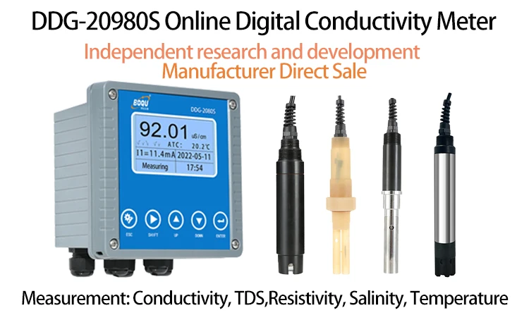 Ddg-2080s Online Digital Conductivity Meter - Buy Intelligent Conductivity Transmitter Tds Meter ...