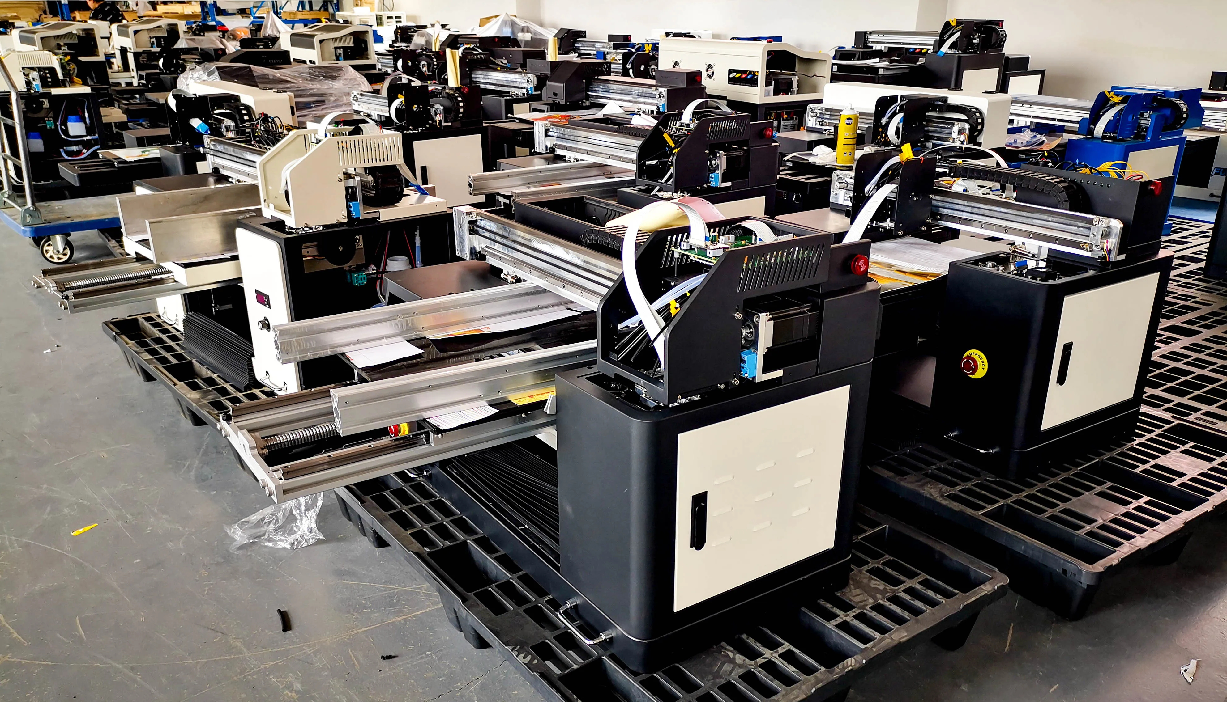 AI Visual Camera Position and Scan System Flatbed Uv Printer Desktop ...