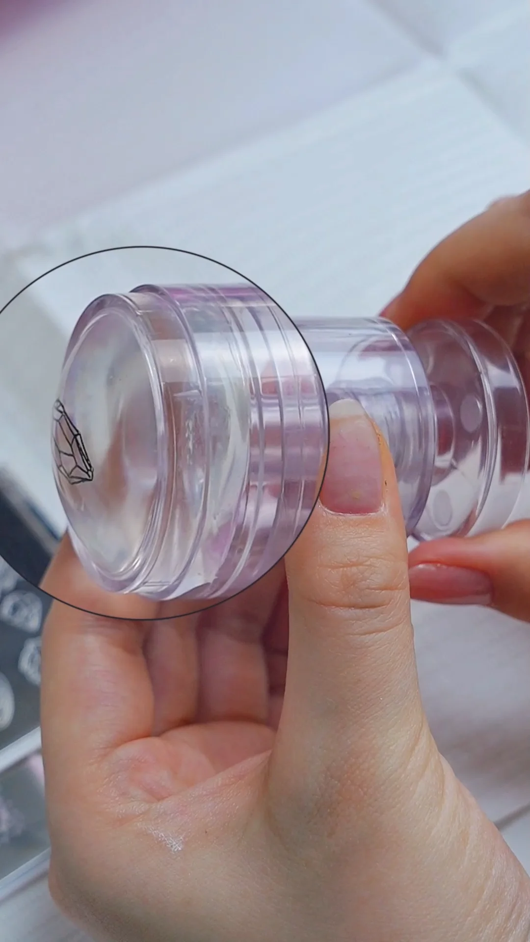 Customized Package Adjustable Different Size Spiral Button Nail Art ...