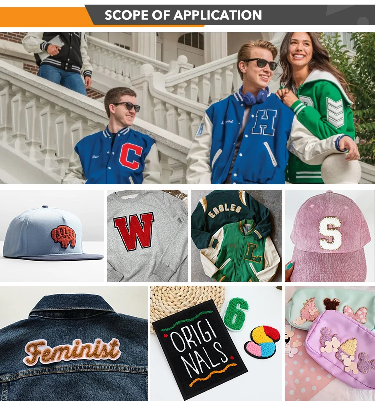 Custom Chenille Patches - Durable, Embroidered Designs