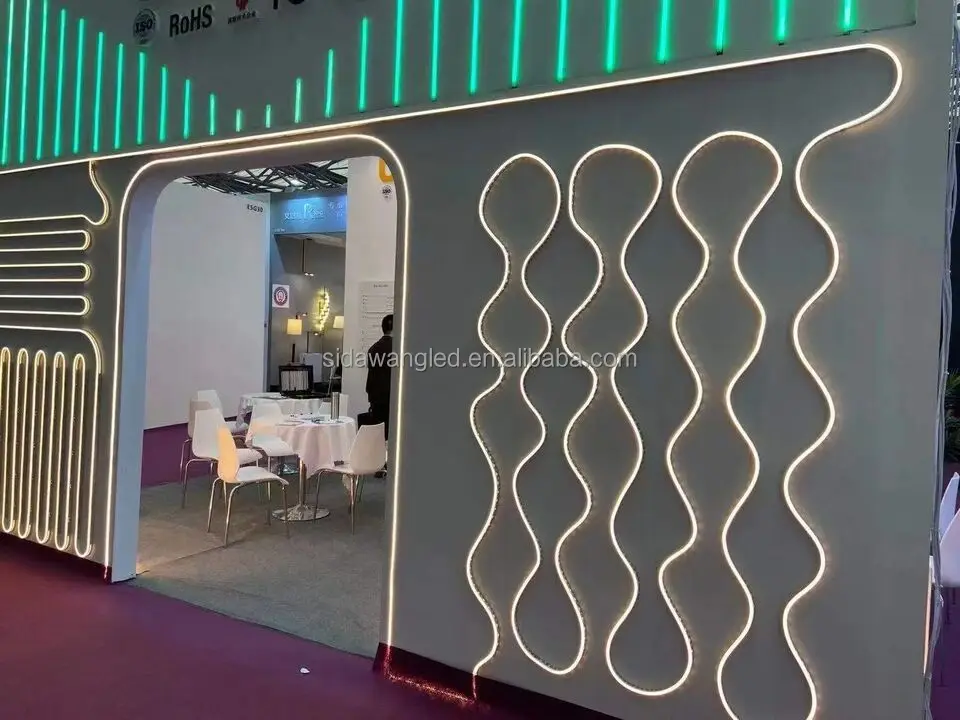 Flexible Skeleton LED Strip Light - Stainless Steel Mount