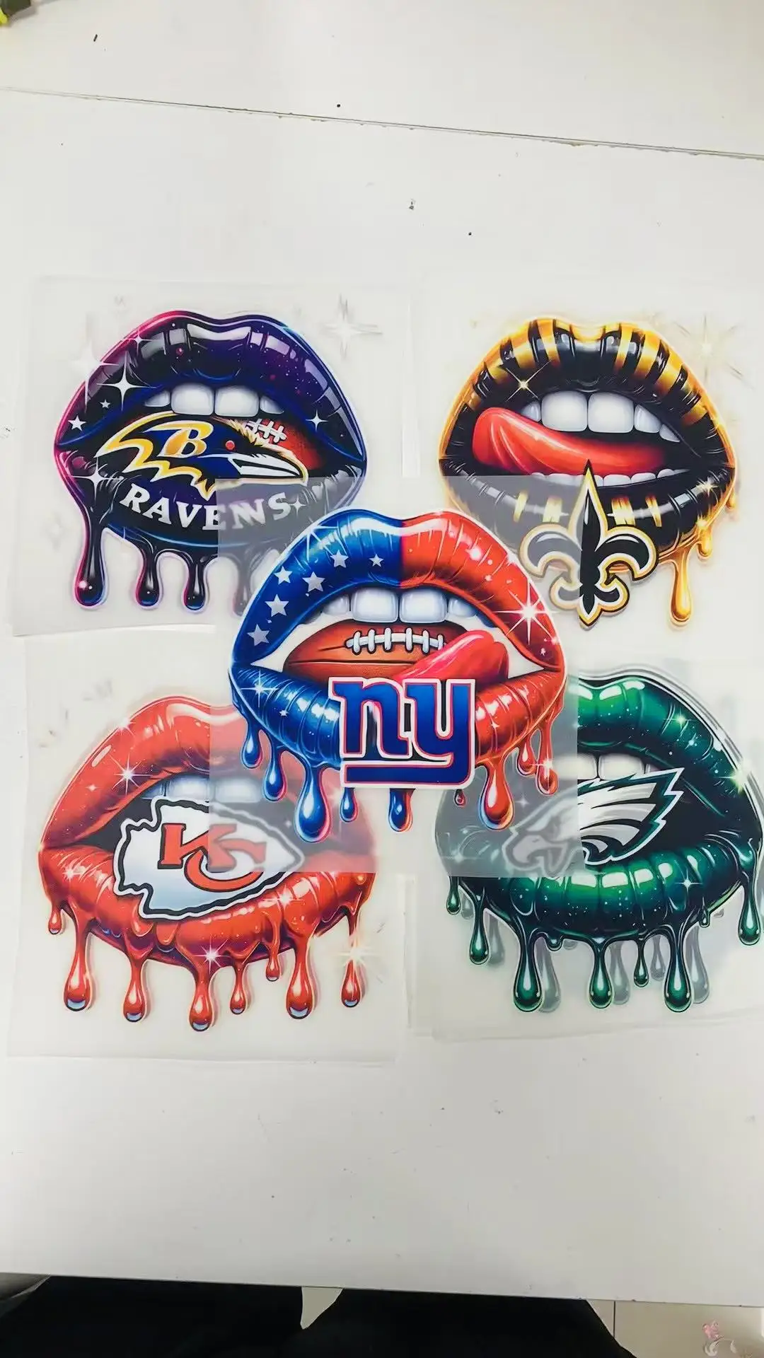 Wholesale NFL Team Apparel DTF Heat Transfer Stickers, OEM | Wholesale