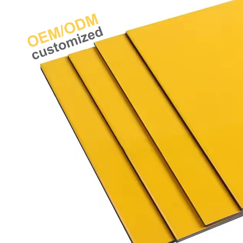 Custom Modern Exterior Wall Cladding PVDF/FE Coated 4x8 Feet 3mm ...