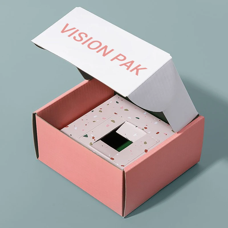 Visionpak Custom Corrugated Gift Box Packaging For Clothes T-shirt ...