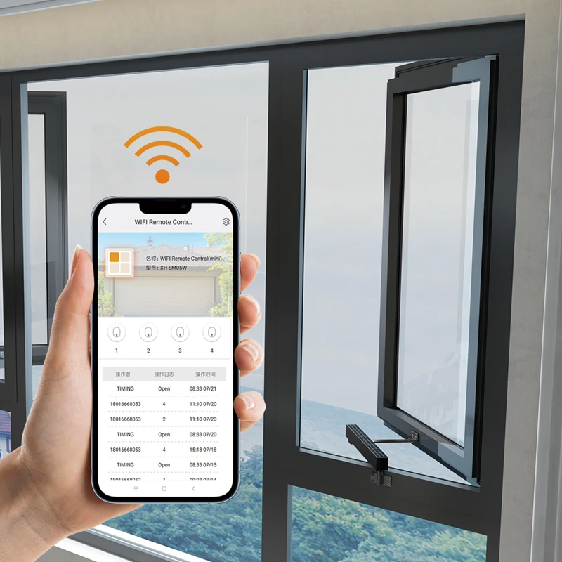 Smart Greenhouse Window Opener - DC 12V Automatic Swing