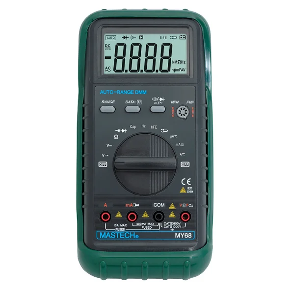 Mastech My68 Dc1000v Ac750v Ac/dc10a Digital Multimeter - Buy Digital ...