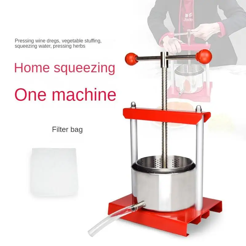 Manual Stainless Steel Fruit & Vegetable Press for Juice Production