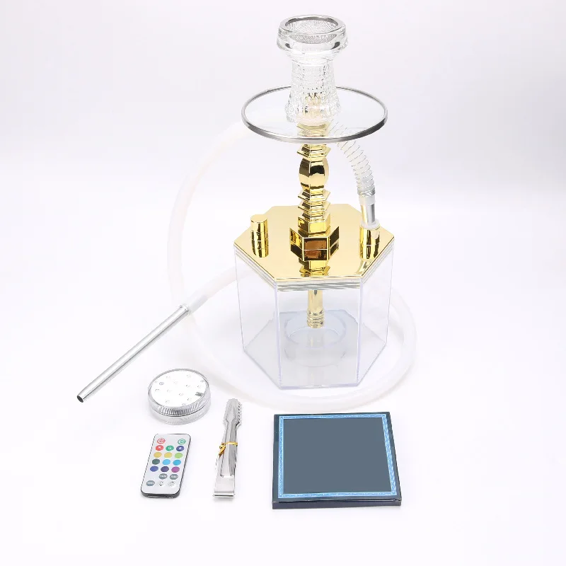 Chicha Square Hookah Hooka Shisha Smoking Acrylic Hookah Shesha ...