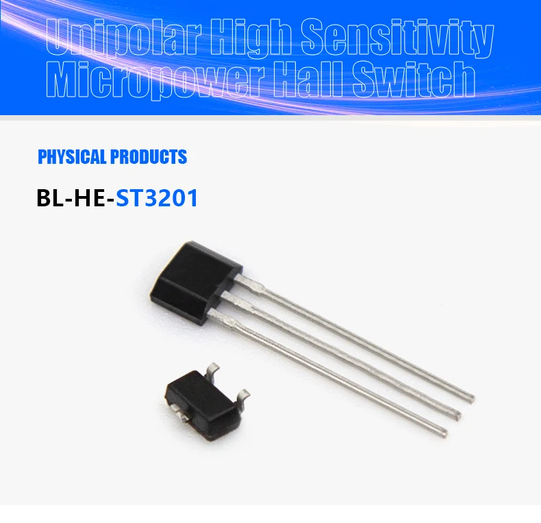 In Stock Hall Effect Sensor - High Sensitivity & Micropower