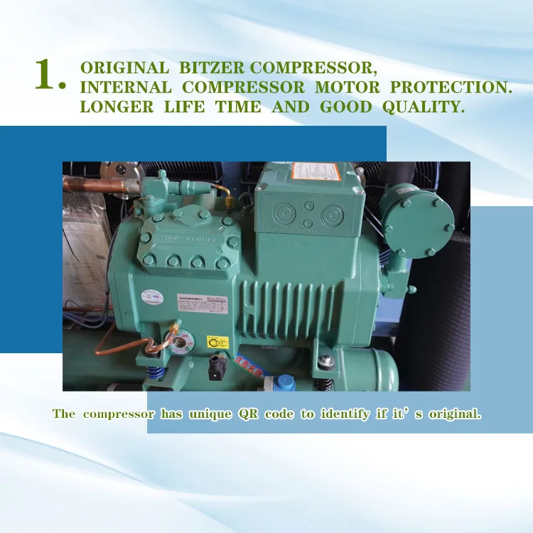 Factory Price 5hp Cold Room Condensing Unit 380v Refrigeration ...